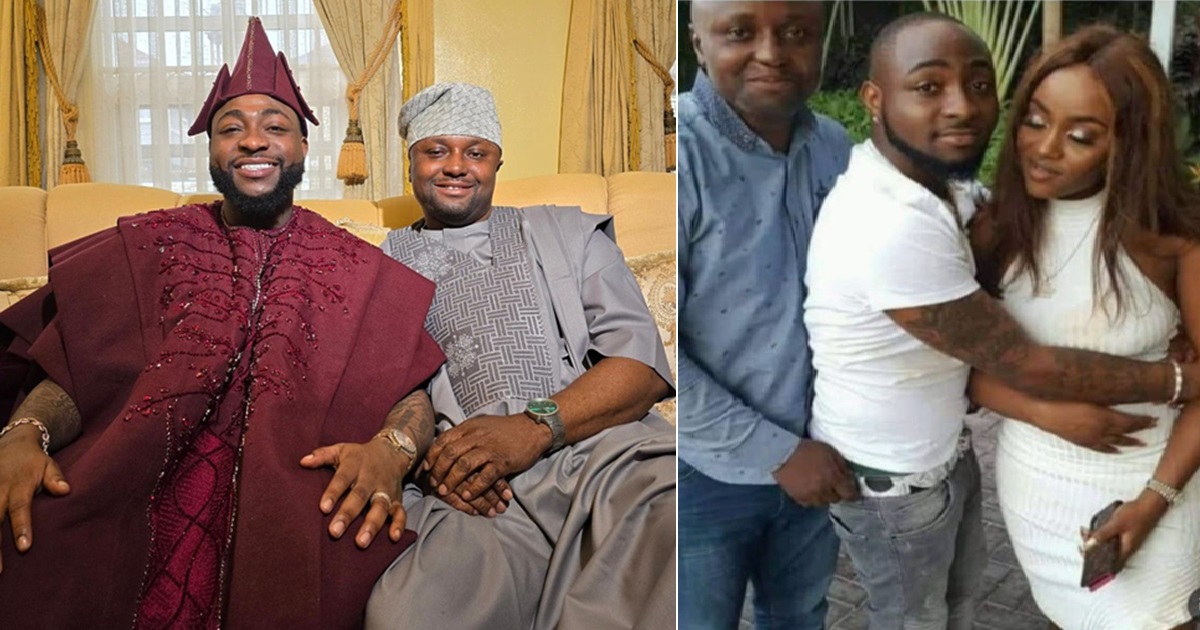 "Davido's first wife!" – Netizens hail Israel as he poses for picture ...