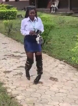 "From sign out to pass out" – Reaction as lady almost losǝs her leg ...