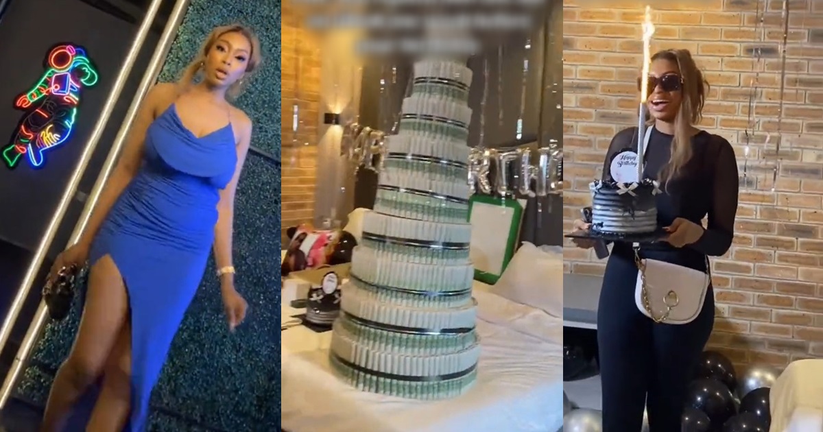 Lady received goodies and cash gifts after she decided to check her DM ...