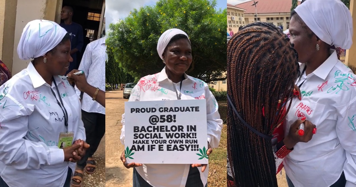 "My Mum made us proud again" – Lady celebrates as her mum graduates ...