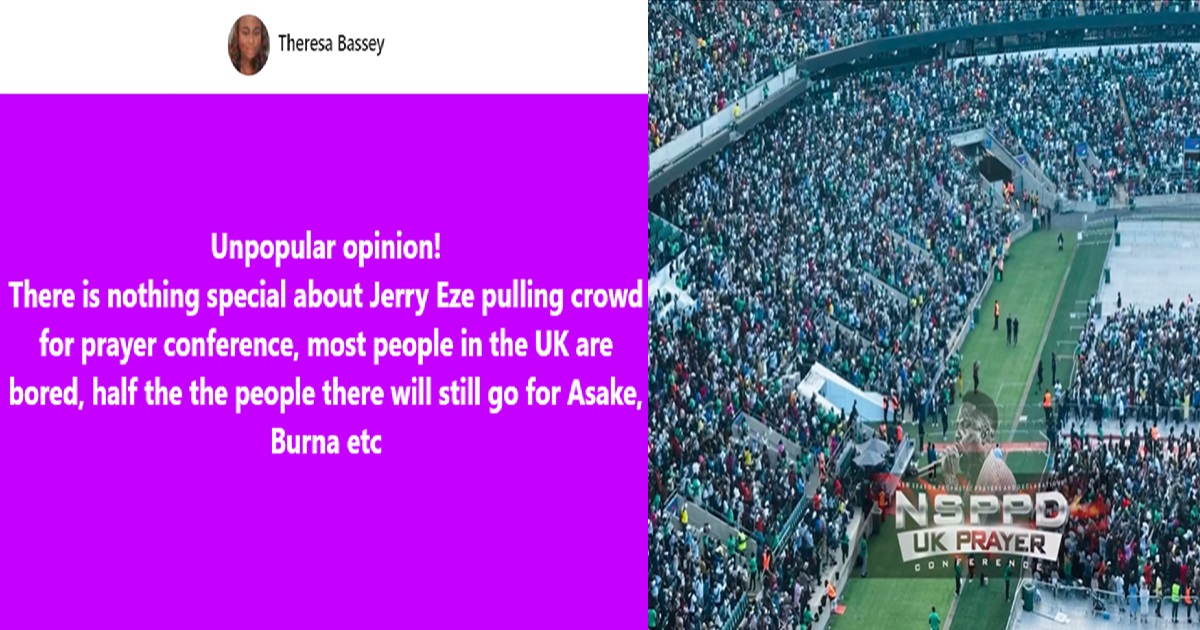 “Most people are bored in the UK, what Jerry Eze did was not special ...