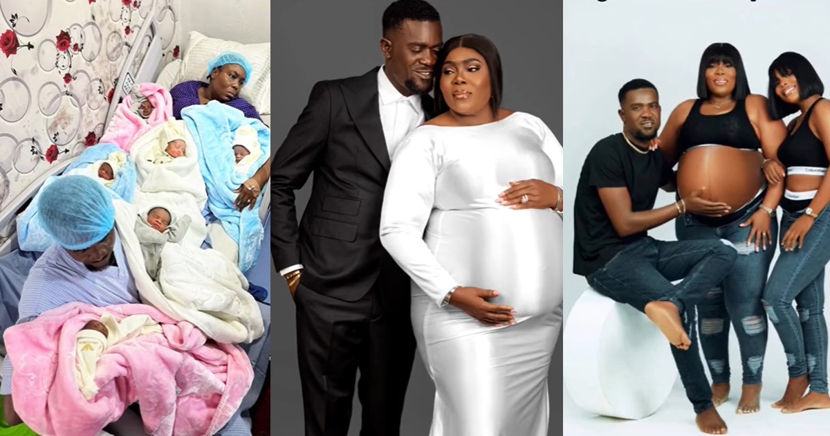 "6 babies at once!!!" – Nigerian lady celebrates as her mother gives ...
