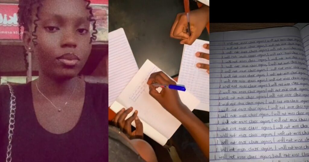 Lecturer Makes Absent Students Write "I will never miss class again" In ...