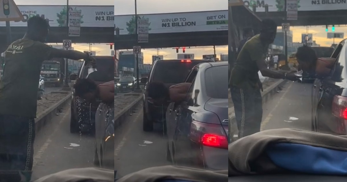 Heartwarming Moment Nigerian Man Assists Vom!ting Lady In Traffic Melt ...