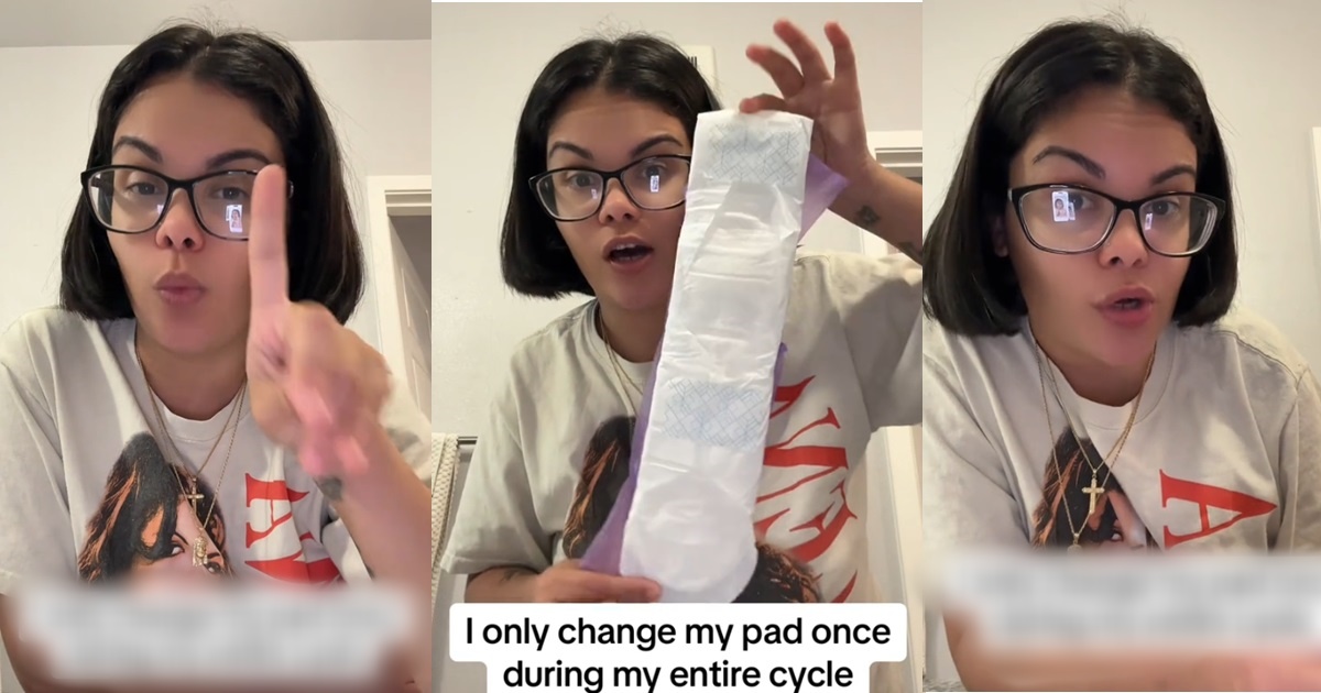 "I only use one pad throughout my menstrual cycle" – Lady shares (WATCH ...
