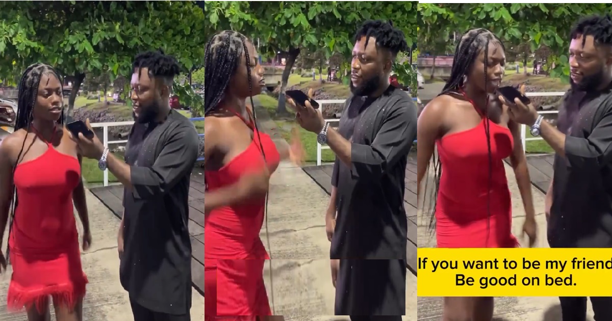 "If you want to be my friend, you must be good on bed" – Lady (WATCH ...