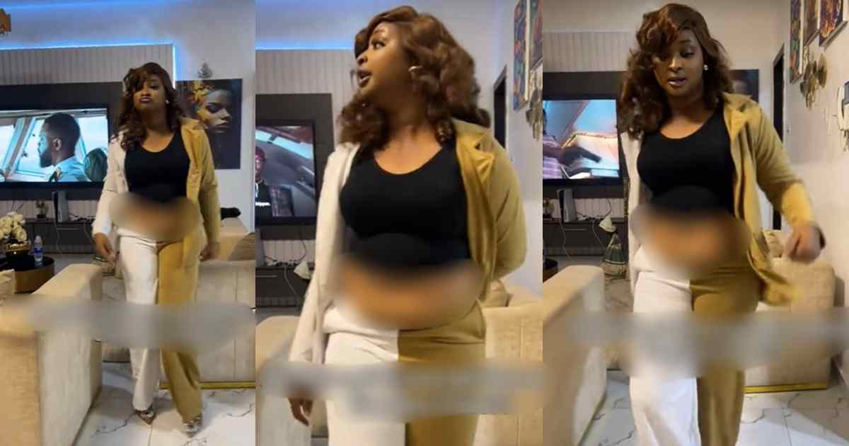 "Flat tummy girls, you can't tensi0n me" – Actress Etinosa sh@des ladies as she flaunts big ...