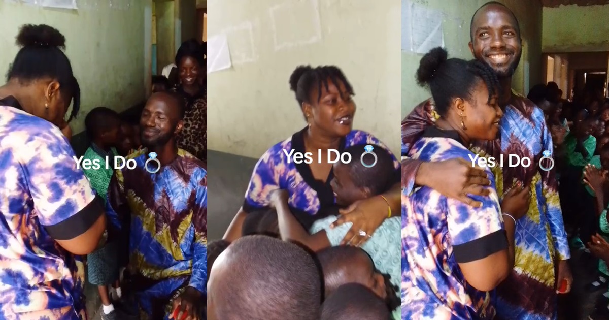Heartwarming moment students cheer as teacher gets engaged (WATCH ...