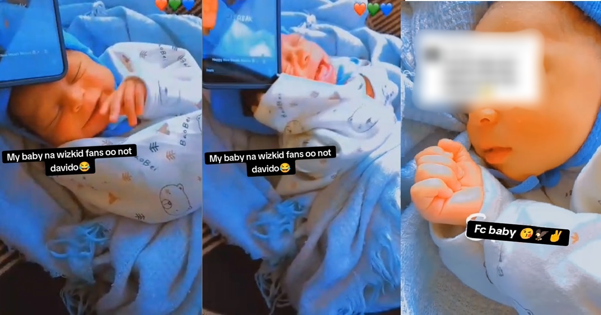 Nigerian lady shares how her baby cr!es every time she plays Davido’s ...