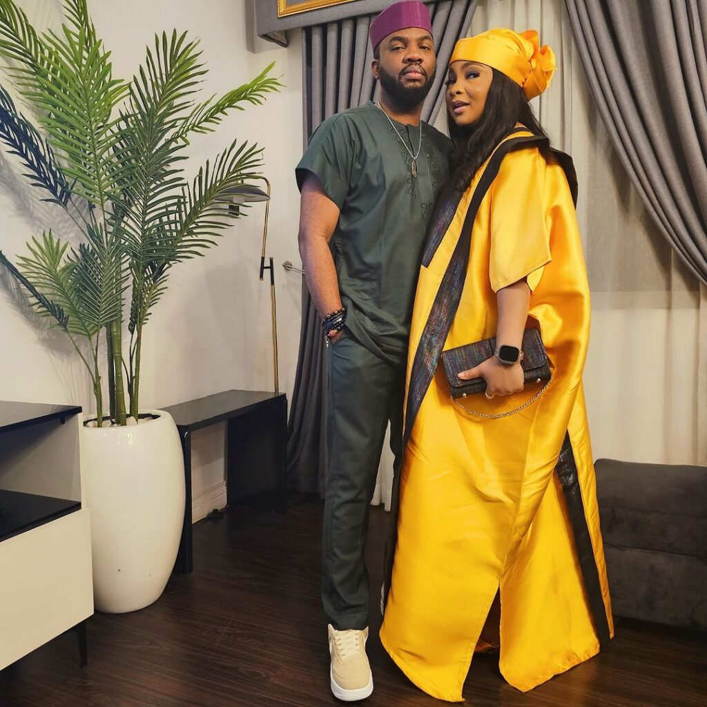 Nollywood couple, Ibrahim Suleiman and Linda Ejiofor, celebrate 6-year ...