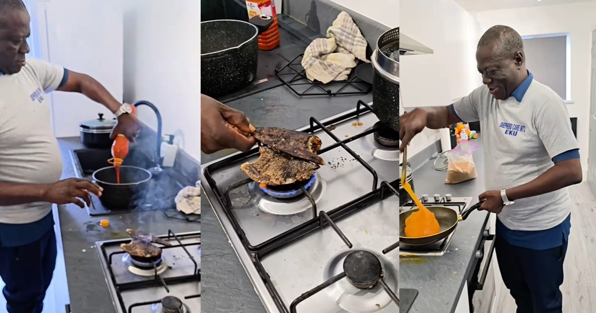 Nigerian father warms hearts with cooking skills after visiting his ...