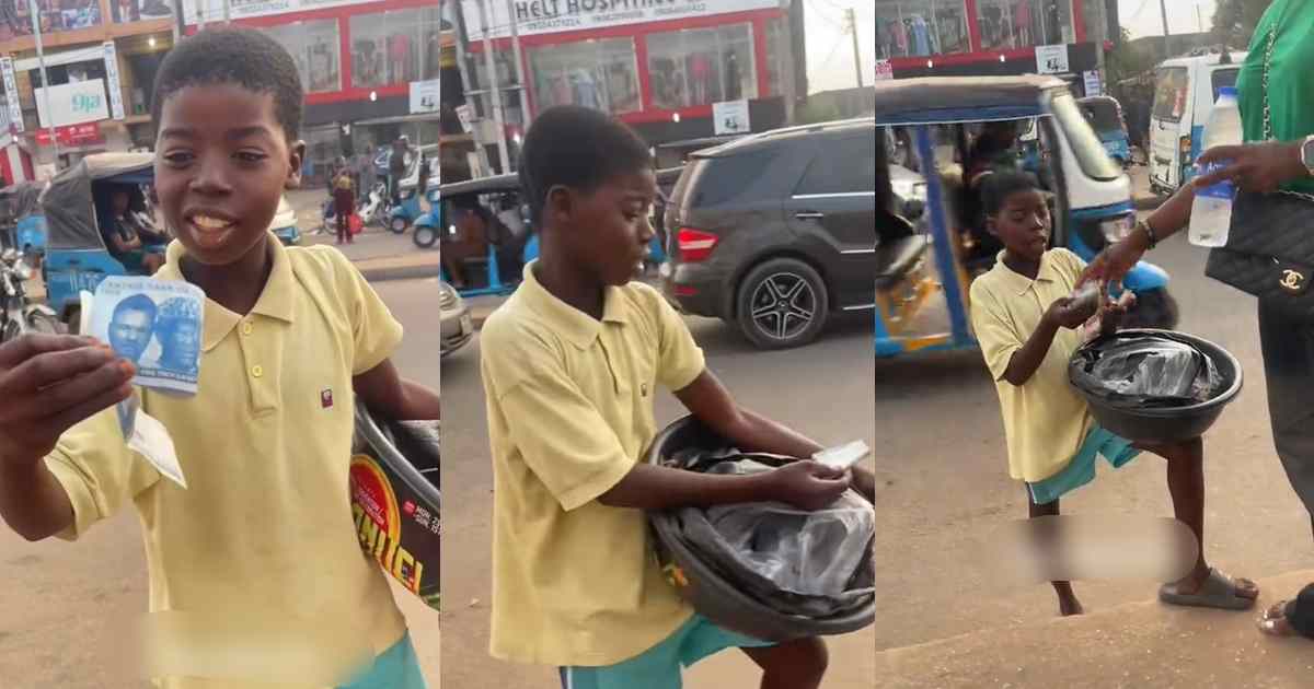Young boy's priceless reaction to receiving ₦2,000 warms hearts online ...