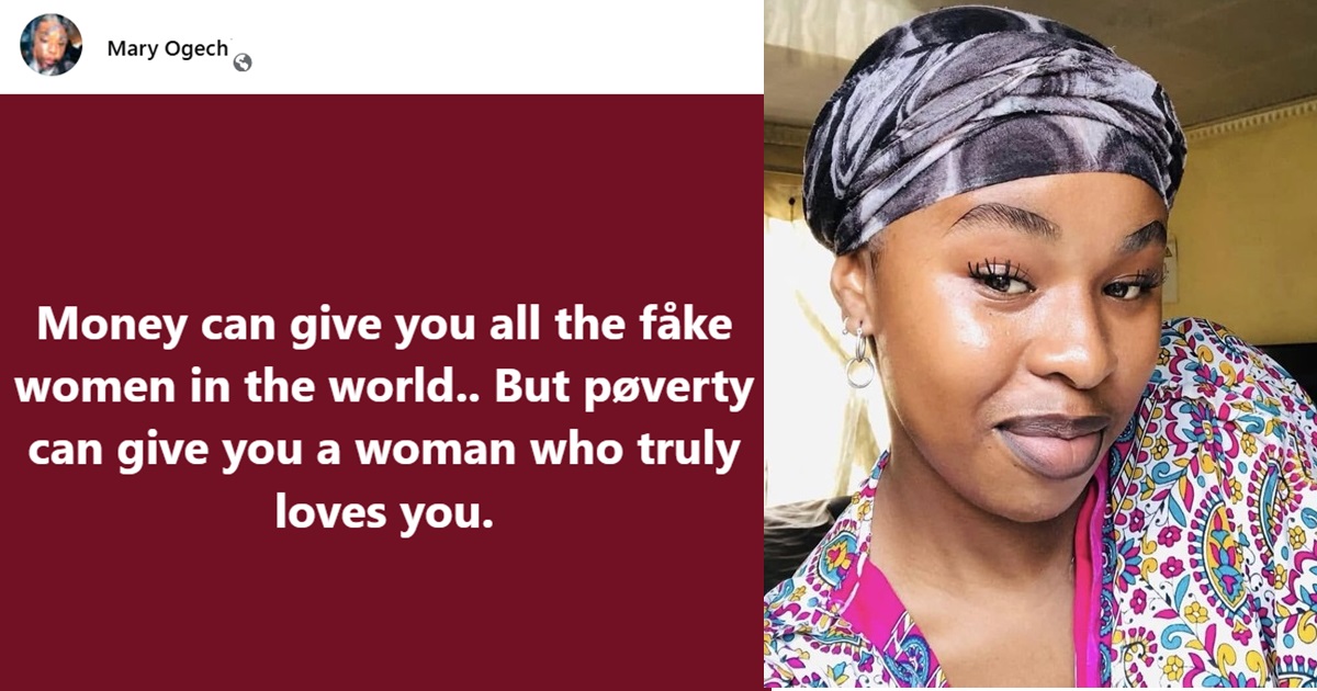 "Money can give you all the f@ke women in the world but pøverty can ...