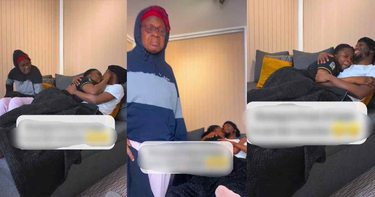 Couple shares a romantic moment, exchange k!sses in front of their mother-in-law (VIDEO ...