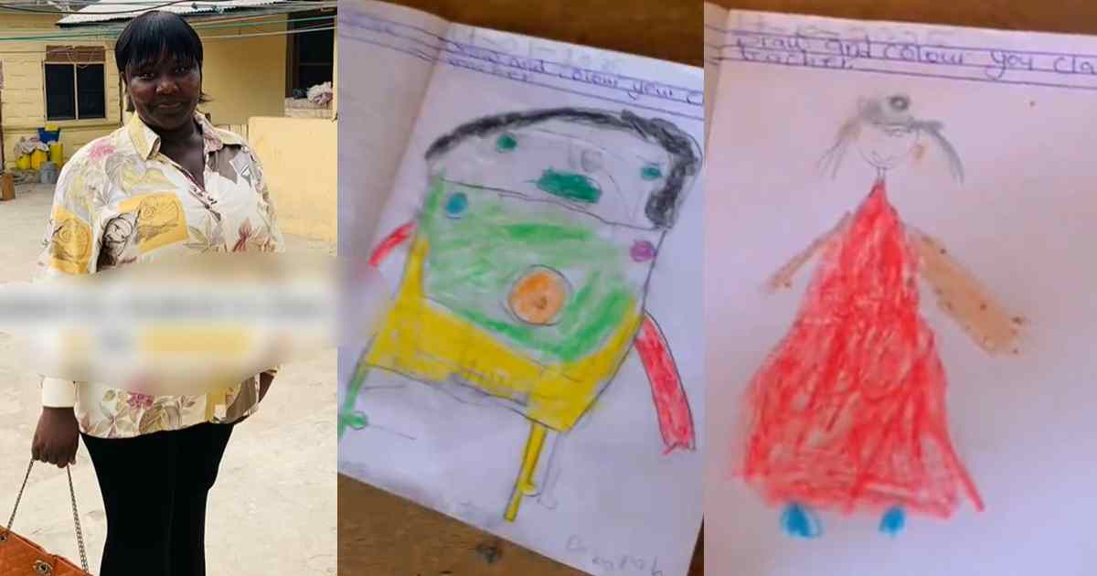"Draw and colour your class teacher" – Female teacher shares pupils ...