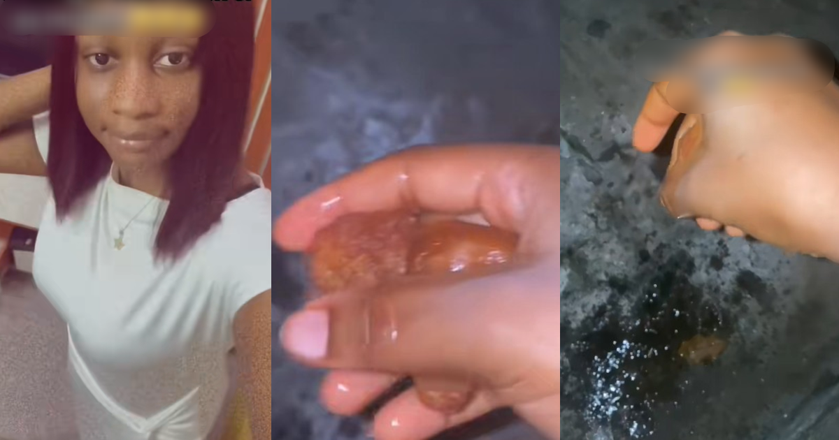 Lady disappo!nted after buying 'oil-soaking akara' from her ex-partner's mother (WATCH ...