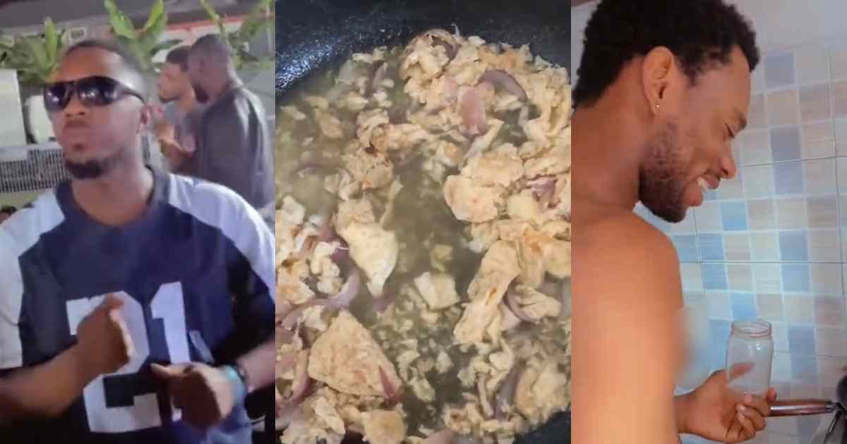 "And e chop am like that ooo" – Man discovers his cousin's 'cooking ...