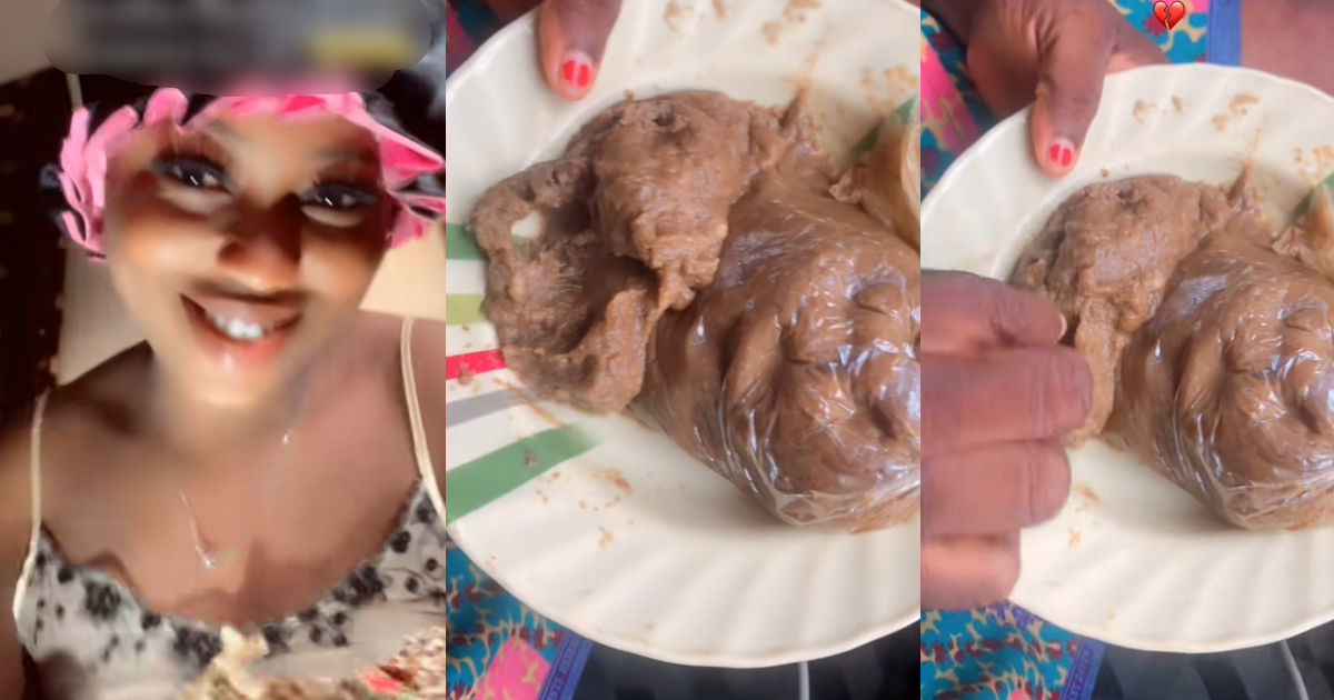 "This one na Amala just open the middle put ewedu and stew" – Lady ...