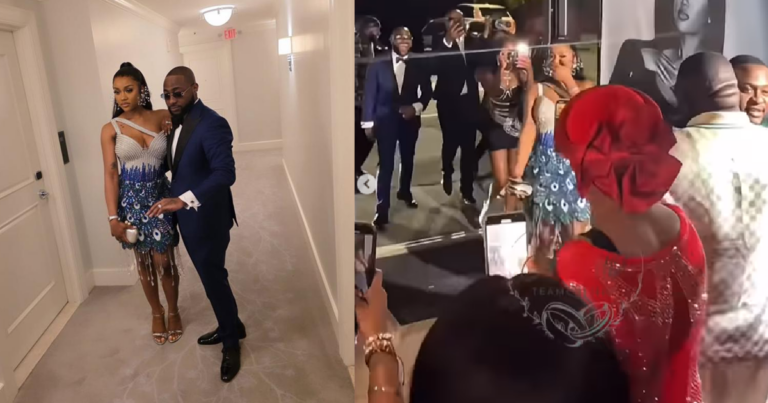 Moment Davido's Wife, Chioma Walks Into Her Surprise Birthday Party ...