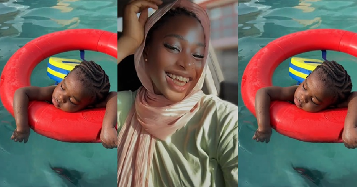 "He decided to sleep on water" – Lady shares heartwarming video of her ...