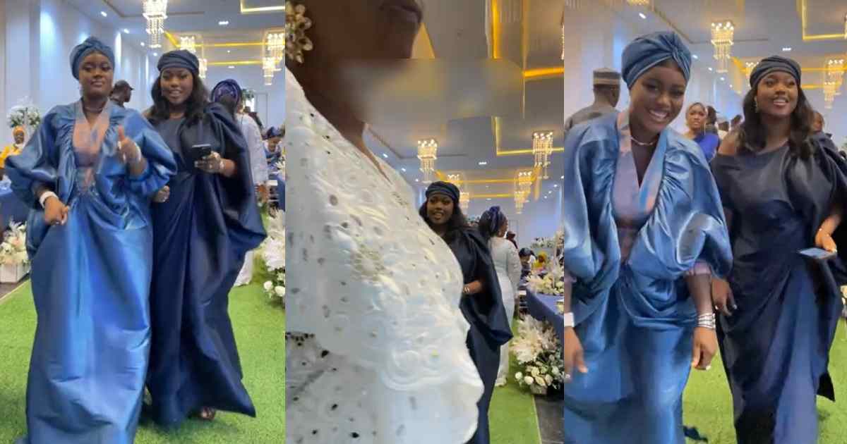 A lady and her sister were left speechless after a party guest ...