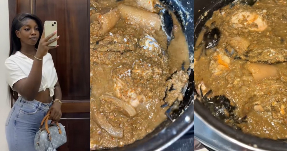 "They all d!ed when the soup was ready" – Lady shows off the soup she ...