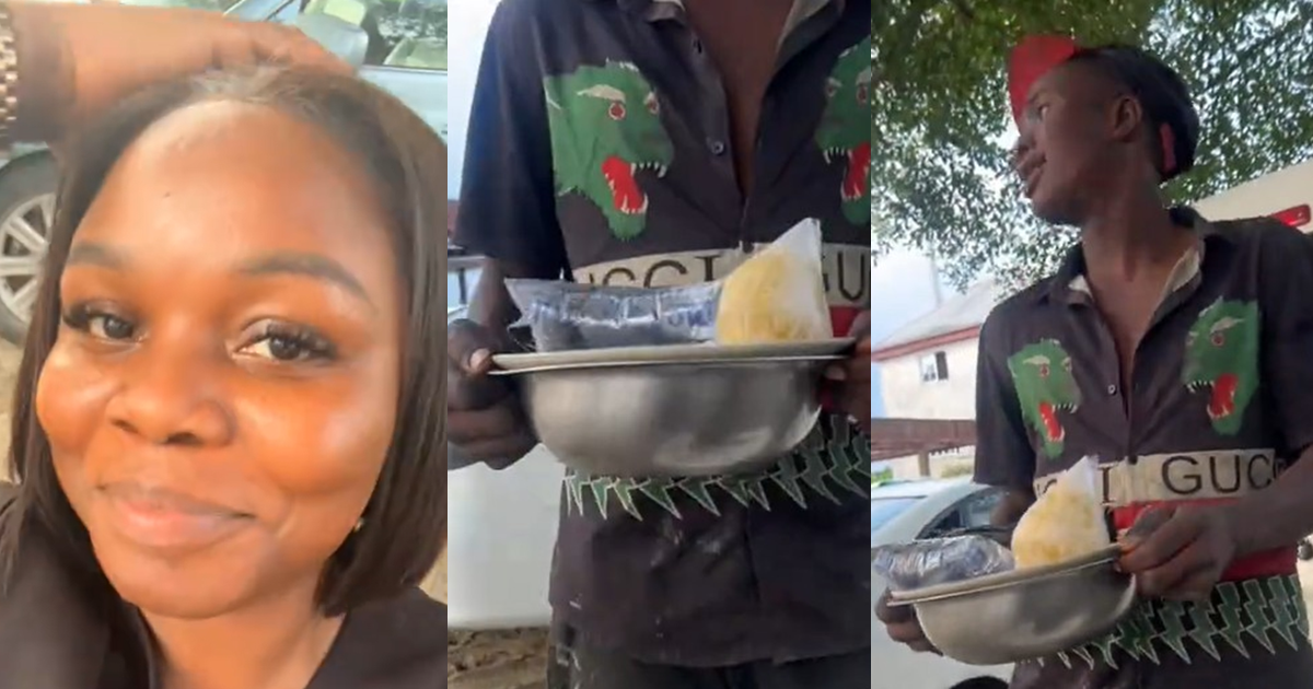 "I'm sitting here eating Afang soup and eba" – Woman says after her ...