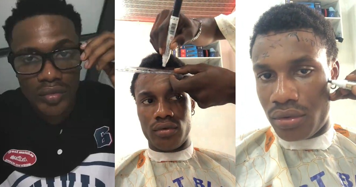 "I was just so c0nfused" – Man gets a 'graph-like' hair cut after ...