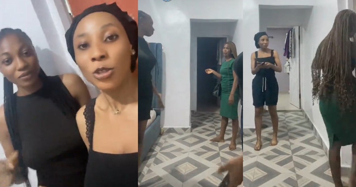 Ladies prank their friend by turning on all the lights in the house ...