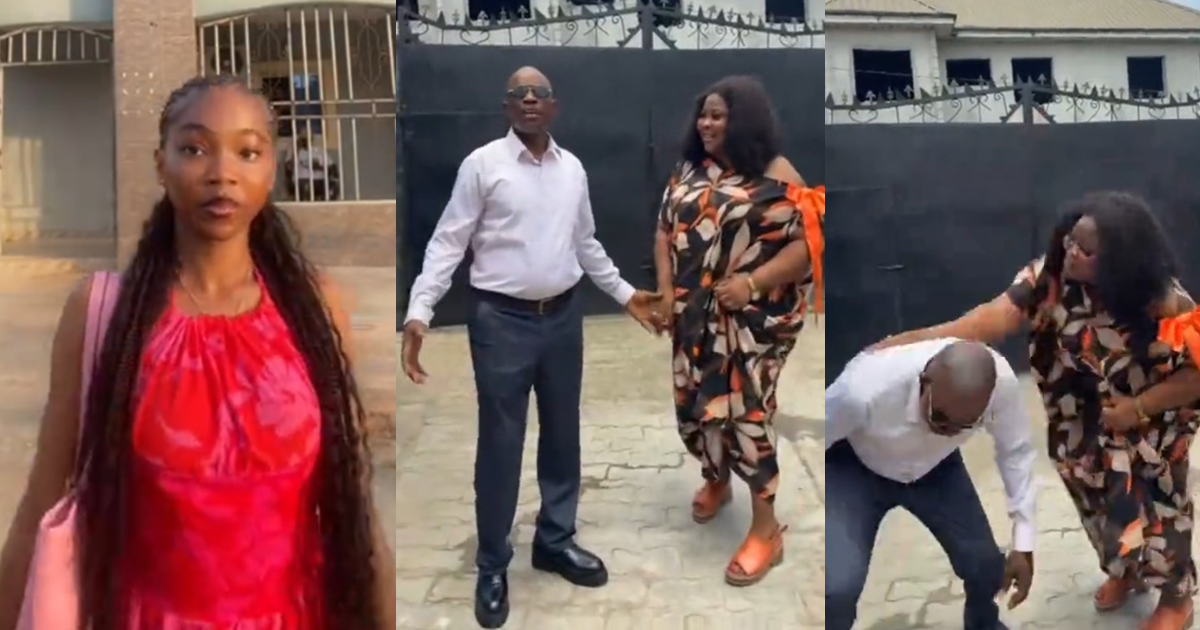 Lady says her mum married a dramatic man after her dad jokingly ...